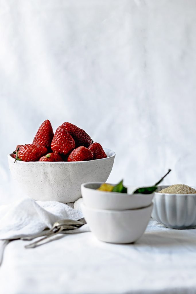 Receta original de fresas con vinagre | Fresas con vinagre, azúcar y menta