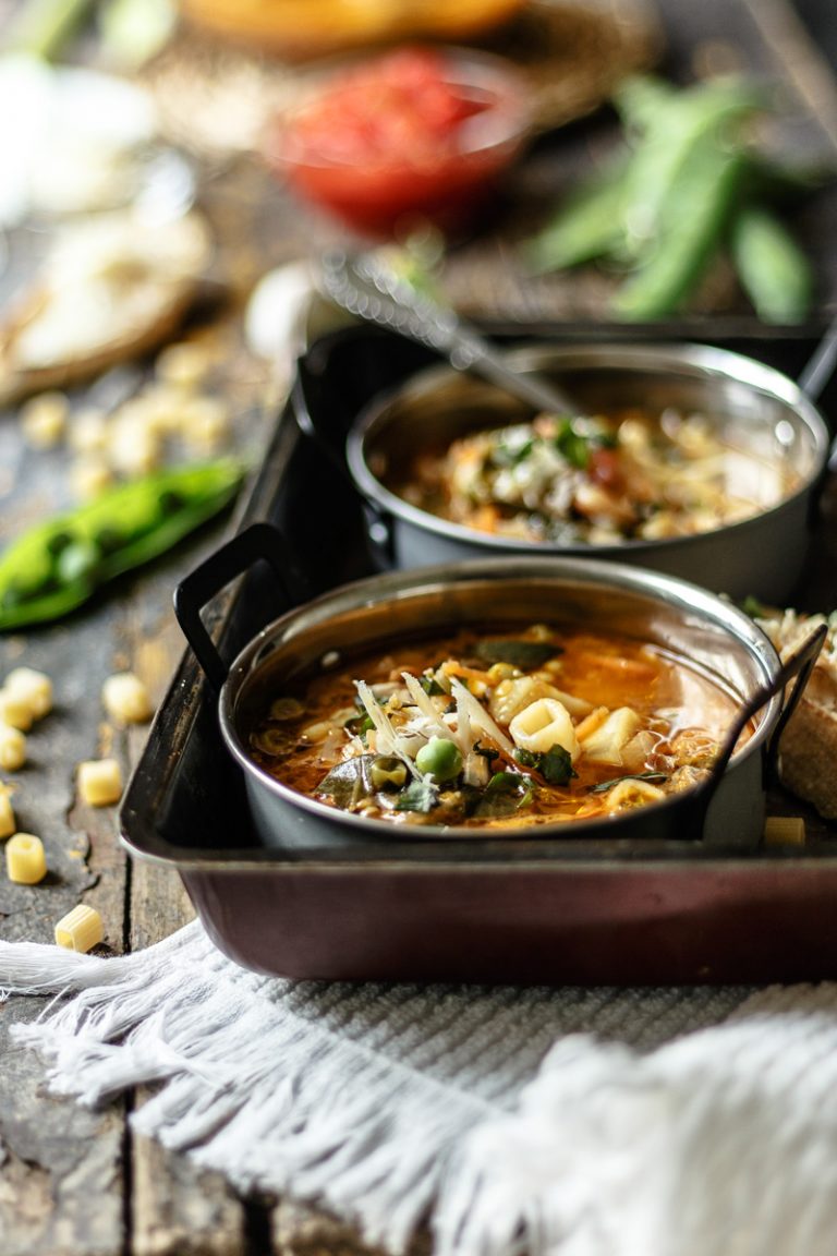 Sopa Minestrone, la mejor sopa de verduras italiana