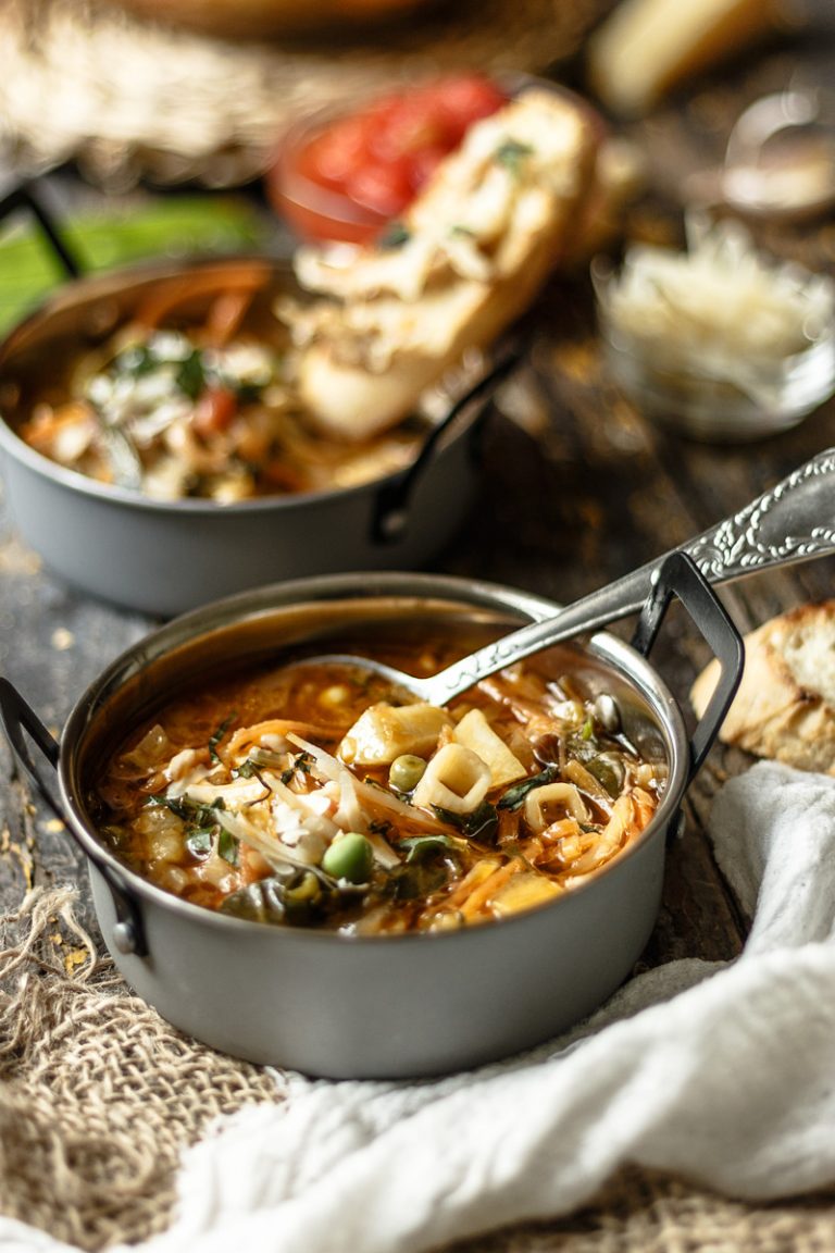 Sopa Minestrone, la mejor sopa de verduras italiana